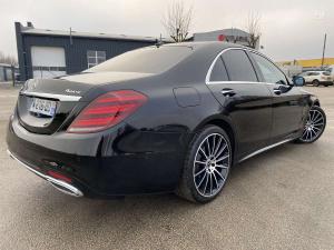 Black Mercedes-Benz S 350 2018 in Taurage, with an engine capacity of 2.93 L and mileage of 188 thousand km for 37800 €, photo 4 on AUTOMOTO.COM.LV