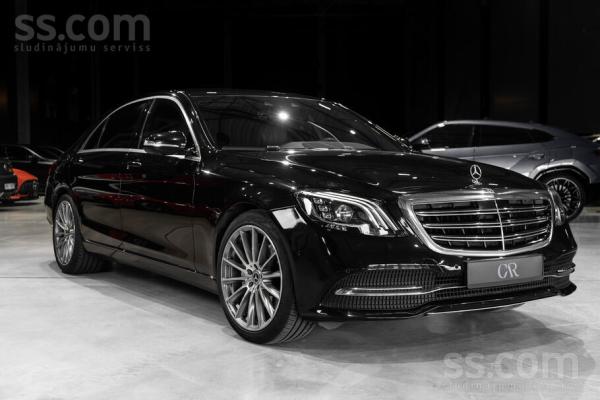 Black Mercedes-Benz S 350 2018 in Riga, with an engine capacity of 3.00 L and mileage of 270 thousand km for 33000 €, photo 3 on AUTOMOTO.COM.LV