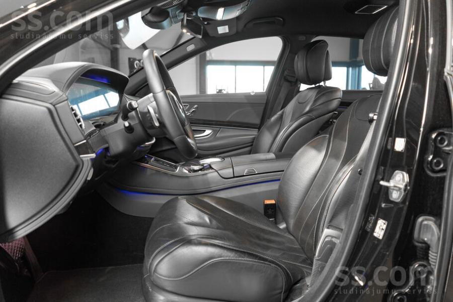 Melns Mercedes-Benz S 350 2018 Rīga, ar dzinēja tilpumu 3.00 L un nobraukumu 270 tūkst. km par 33000 €, foto 9 vietnē AUTOMOTO.COM.LV