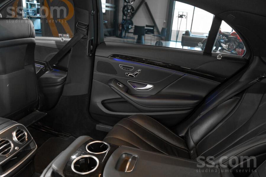 Melns Mercedes-Benz S 350 2018 Rīga, ar dzinēja tilpumu 3.00 L un nobraukumu 270 tūkst. km par 33000 €, foto 12 vietnē AUTOMOTO.COM.LV