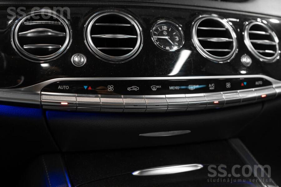Melns Mercedes-Benz S 350 2018 Rīga, ar dzinēja tilpumu 3.00 L un nobraukumu 270 tūkst. km par 33000 €, foto 27 vietnē AUTOMOTO.COM.LV