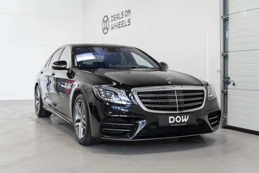 Melns Mercedes-Benz S 350 2018 Viļņa, ar dzinēja tilpumu 2.93 L un nobraukumu 147 tūkst. km par 34900 €, foto 1 vietnē AUTOMOTO.COM.LV