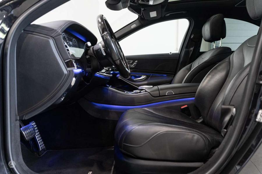 Melns Mercedes-Benz S 350 2018 Viļņa, ar dzinēja tilpumu 2.93 L un nobraukumu 147 tūkst. km par 34900 €, foto 16 vietnē AUTOMOTO.COM.LV