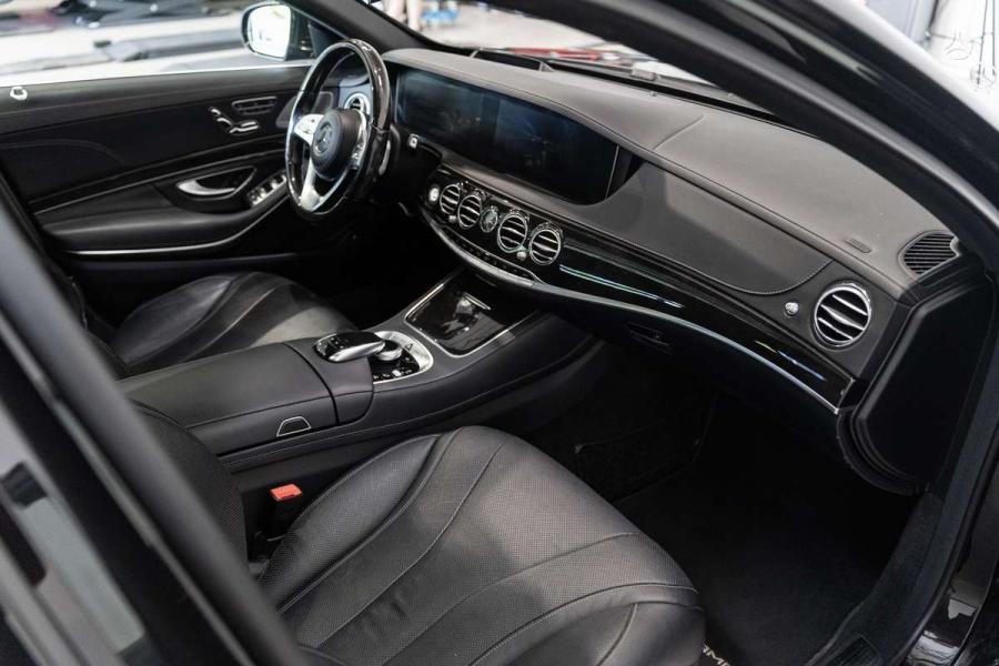Melns Mercedes-Benz S 350 2018 Viļņa, ar dzinēja tilpumu 2.93 L un nobraukumu 147 tūkst. km par 34900 €, foto 28 vietnē AUTOMOTO.COM.LV