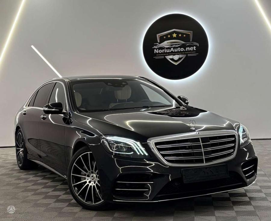 Melns Mercedes-Benz S 350 2018 Marijampole, ar dzinēja tilpumu 2.93 L un nobraukumu 238 tūkst. km par 34750 €, foto 1 vietnē AUTOMOTO.COM.LV