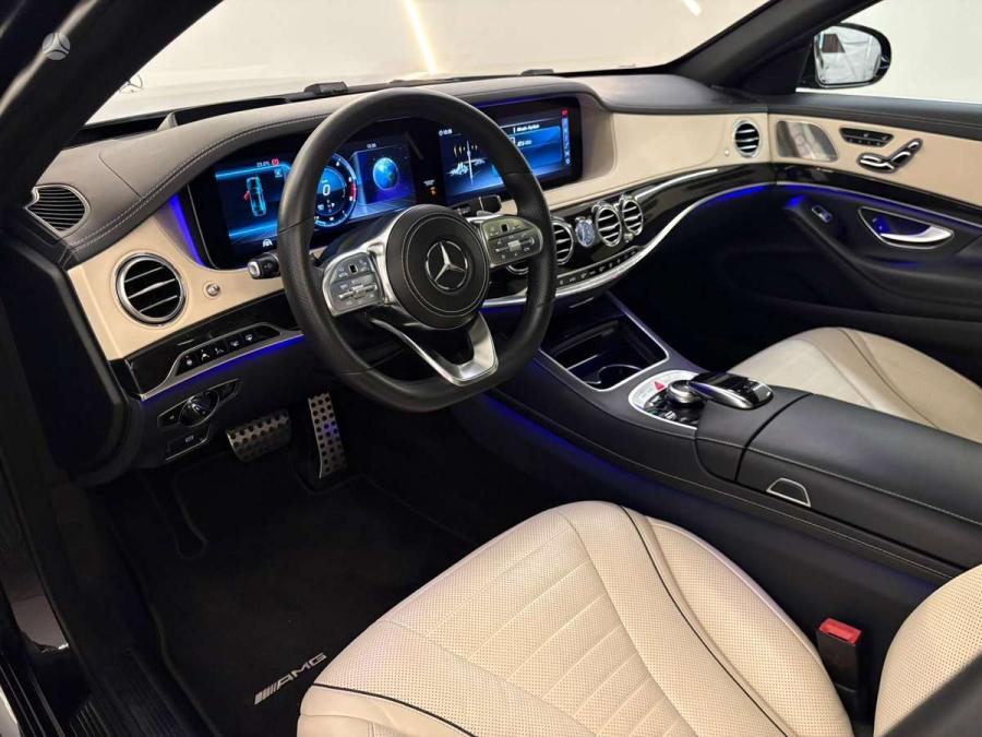 Melns Mercedes-Benz S 350 2018 Marijampole, ar dzinēja tilpumu 2.93 L un nobraukumu 238 tūkst. km par 34750 €, foto 3 vietnē AUTOMOTO.COM.LV