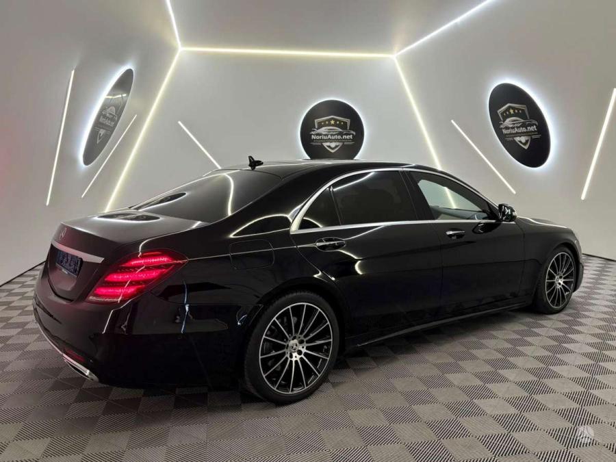 Melns Mercedes-Benz S 350 2018 Marijampole, ar dzinēja tilpumu 2.93 L un nobraukumu 238 tūkst. km par 34750 €, foto 7 vietnē AUTOMOTO.COM.LV