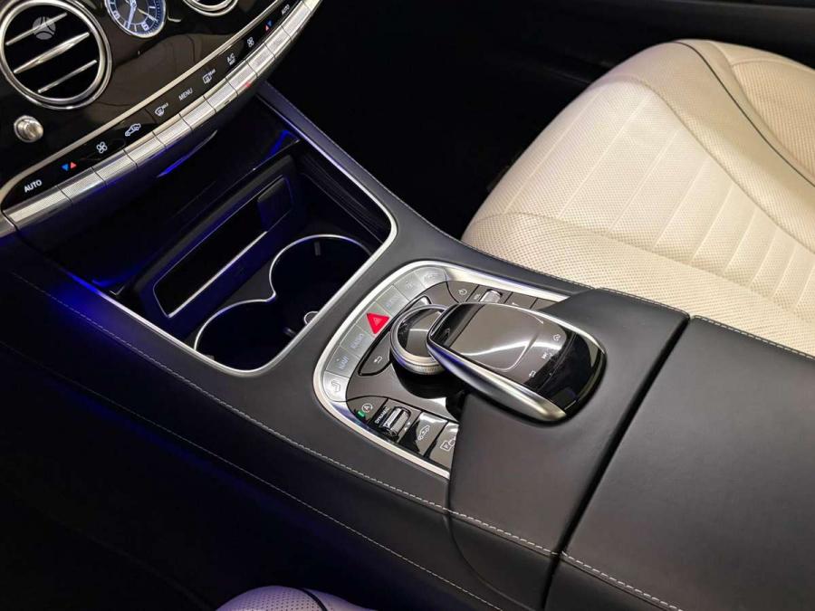 Melns Mercedes-Benz S 350 2018 Marijampole, ar dzinēja tilpumu 2.93 L un nobraukumu 238 tūkst. km par 34750 €, foto 17 vietnē AUTOMOTO.COM.LV