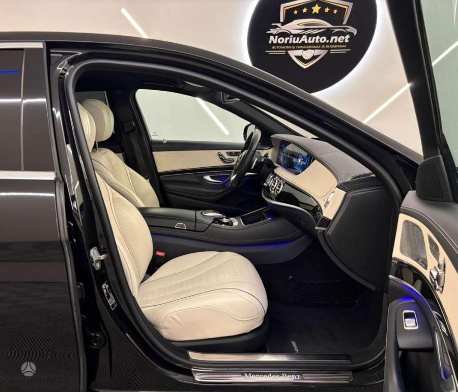 Melns Mercedes-Benz S 350 2018 Marijampole, ar dzinēja tilpumu 2.93 L un nobraukumu 238 tūkst. km par 34750 €, foto 20 vietnē AUTOMOTO.COM.LV