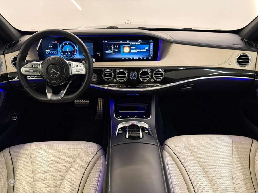 Melns Mercedes-Benz S 350 2018 Marijampole, ar dzinēja tilpumu 2.93 L un nobraukumu 238 tūkst. km par 34750 €, foto 21 vietnē AUTOMOTO.COM.LV