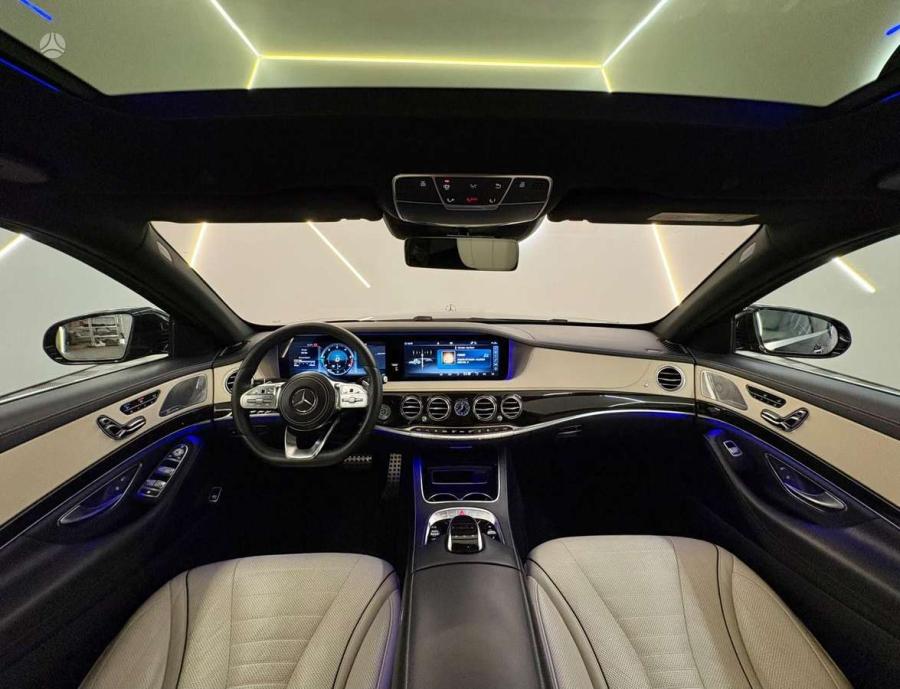 Melns Mercedes-Benz S 350 2018 Marijampole, ar dzinēja tilpumu 2.93 L un nobraukumu 238 tūkst. km par 34750 €, foto 22 vietnē AUTOMOTO.COM.LV