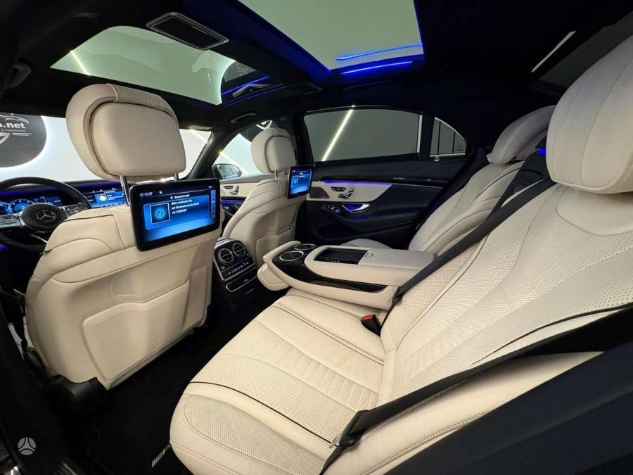 Melns Mercedes-Benz S 350 2018 Marijampole, ar dzinēja tilpumu 2.93 L un nobraukumu 238 tūkst. km par 34750 €, foto 28 vietnē AUTOMOTO.COM.LV