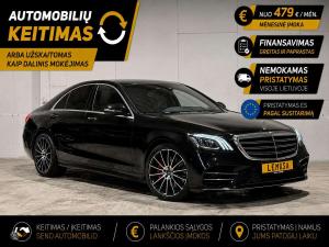 Черный Мерседес С 350 2018 в Клайпеда, объемом двигателя 2.93 л и пробегом 197 тыс. км за 36900 €, фото  на AUTOMOTO.COM.LV