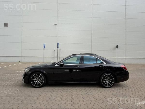Black Mercedes-Benz S 350 2018 in Riga, with an engine capacity of 3.00 L and mileage of 0 thousand km for 34900 €, photo 9 on AUTOMOTO.COM.LV