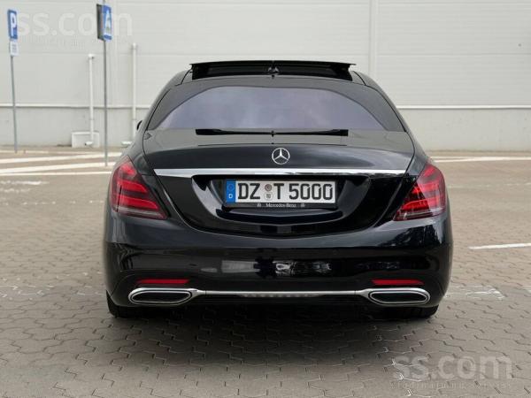 Black Mercedes-Benz S 350 2018 in Riga, with an engine capacity of 3.00 L and mileage of 0 thousand km for 34900 €, photo 10 on AUTOMOTO.COM.LV