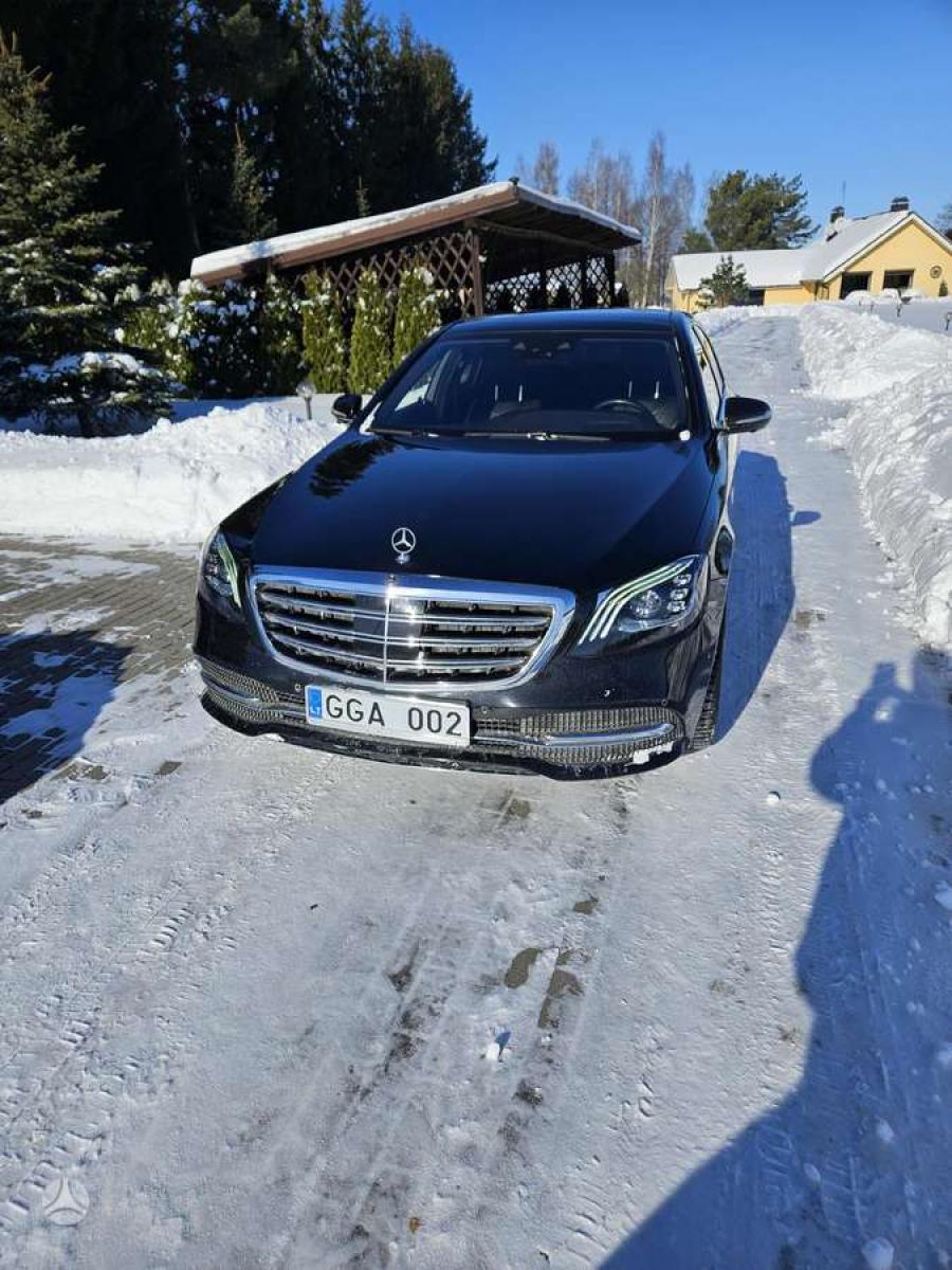 Melns Mercedes-Benz S 350 2019 Klaipėda, ar dzinēja tilpumu 2.93 L un nobraukumu 140 tūkst. km par 40000 €, foto 1 vietnē AUTOMOTO.COM.LV