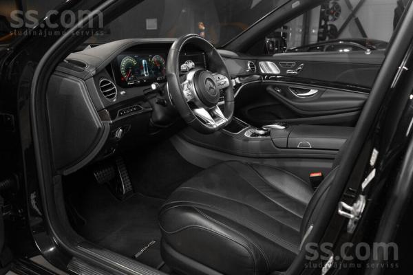 Melns Mercedes-Benz S 350 2020 Rīga, ar dzinēja tilpumu 3.00 L un nobraukumu 47 tūkst. km par 66000 €, foto 10 vietnē AUTOMOTO.COM.LV