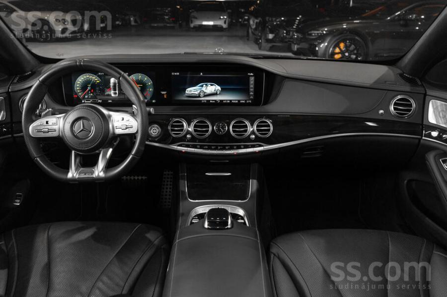 Melns Mercedes-Benz S 350 2020 Rīga, ar dzinēja tilpumu 3.00 L un nobraukumu 47 tūkst. km par 66000 €, foto 13 vietnē AUTOMOTO.COM.LV