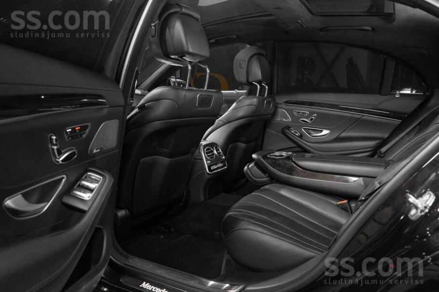 Melns Mercedes-Benz S 350 2020 Rīga, ar dzinēja tilpumu 3.00 L un nobraukumu 47 tūkst. km par 66000 €, foto 16 vietnē AUTOMOTO.COM.LV