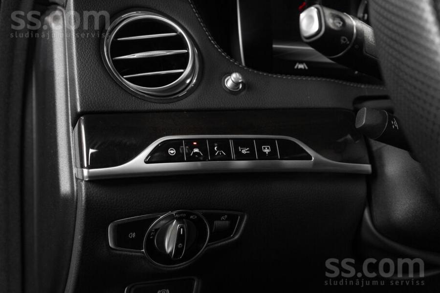Melns Mercedes-Benz S 350 2020 Rīga, ar dzinēja tilpumu 3.00 L un nobraukumu 47 tūkst. km par 66000 €, foto 22 vietnē AUTOMOTO.COM.LV