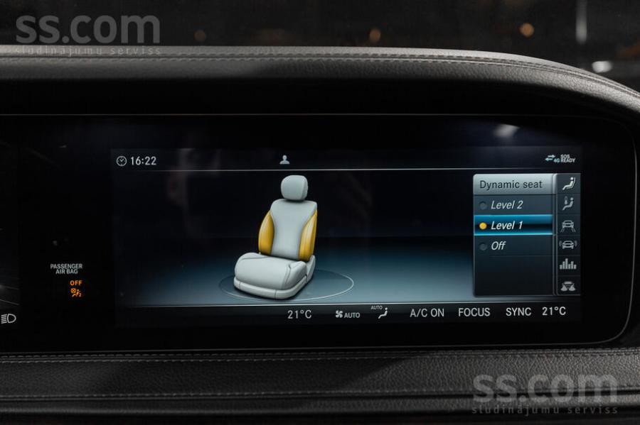 Melns Mercedes-Benz S 350 2020 Rīga, ar dzinēja tilpumu 3.00 L un nobraukumu 47 tūkst. km par 66000 €, foto 30 vietnē AUTOMOTO.COM.LV