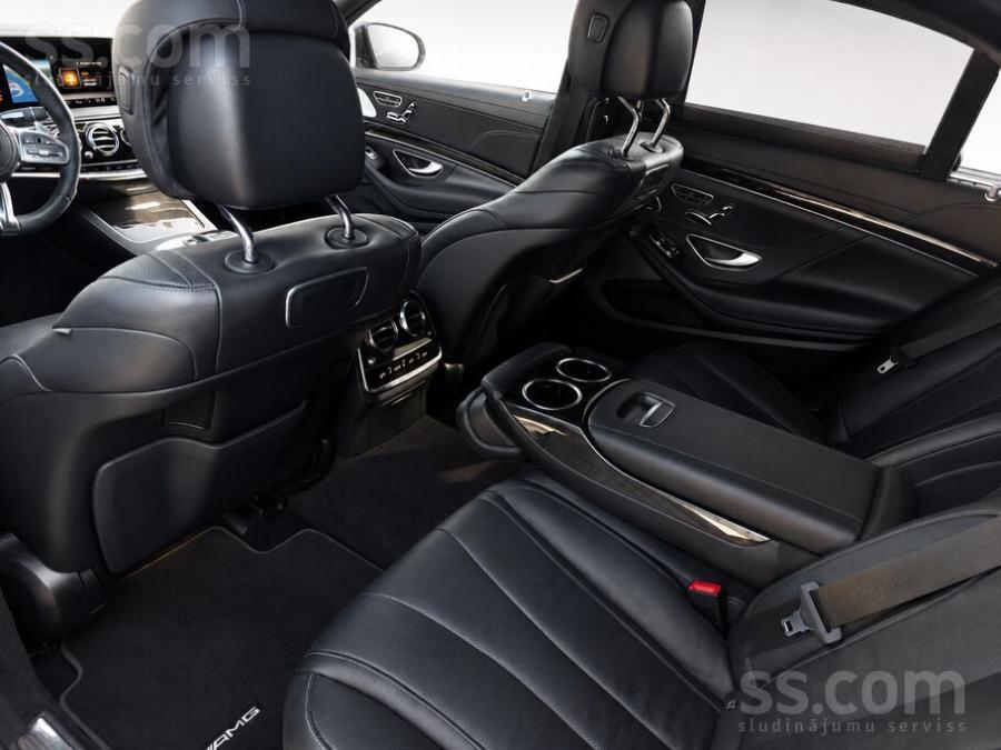 Melns Mercedes-Benz S 350 2020 Rīga, ar dzinēja tilpumu 2.90 L un nobraukumu 51 tūkst. km par 59990 €, foto 12 vietnē AUTOMOTO.COM.LV