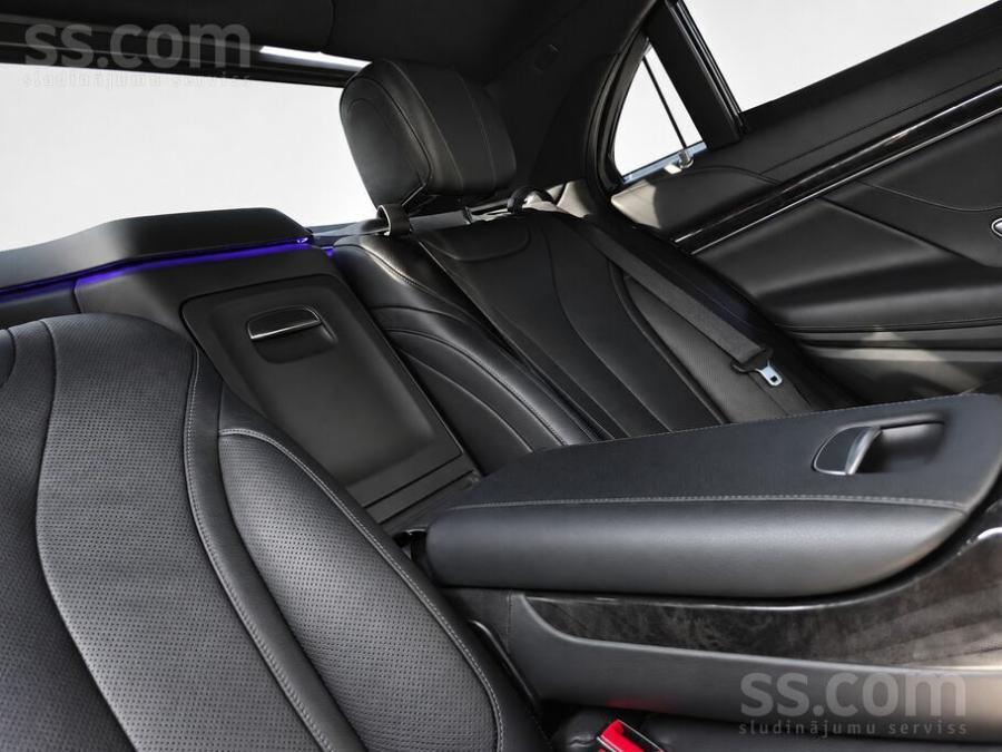 Melns Mercedes-Benz S 350 2020 Rīga, ar dzinēja tilpumu 2.90 L un nobraukumu 51 tūkst. km par 59990 €, foto 15 vietnē AUTOMOTO.COM.LV