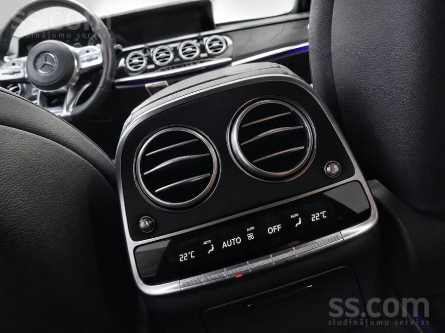 Melns Mercedes-Benz S 350 2020 Rīga, ar dzinēja tilpumu 2.90 L un nobraukumu 51 tūkst. km par 59990 €, foto 22 vietnē AUTOMOTO.COM.LV