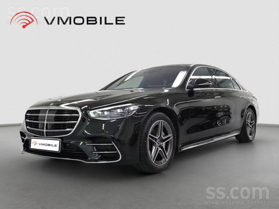 Melns Mercedes-Benz S 350 2025 Rīga, ar dzinēja tilpumu 3.00 L un nobraukumu 32 tūkst. km par 101900 €, foto 1 vietnē AUTOMOTO.COM.LV