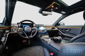 Melns Mercedes-Benz S 350 2025 Rīga, ar dzinēja tilpumu 3.00 L un nobraukumu 32 tūkst. km par 101900 €, foto 8 vietnē AUTOMOTO.COM.LV