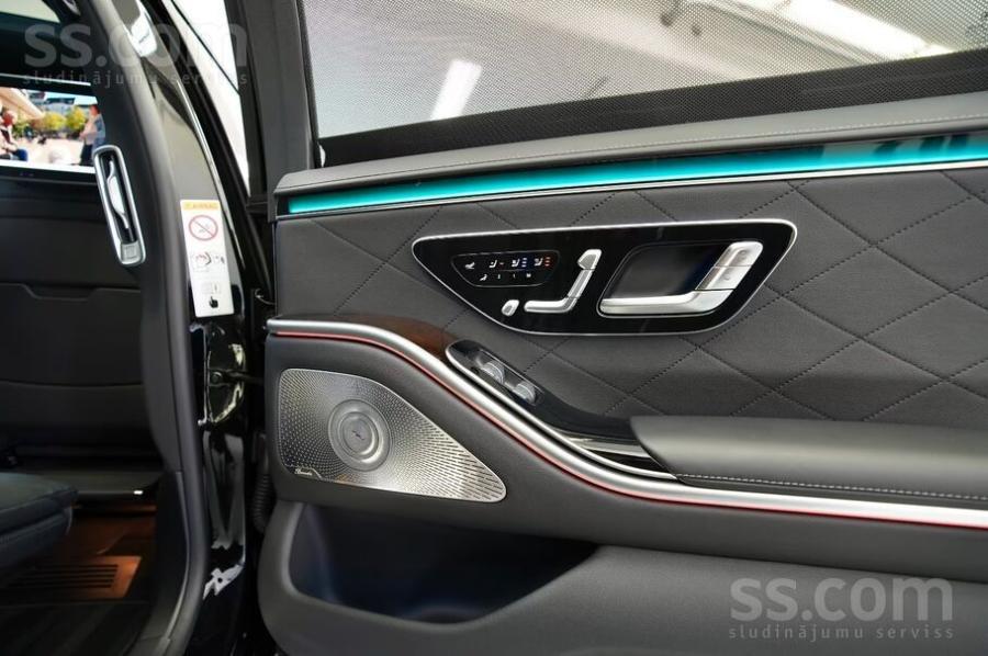 Melns Mercedes-Benz S 350 2025 Rīga, ar dzinēja tilpumu 3.00 L un nobraukumu 32 tūkst. km par 101900 €, foto 13 vietnē AUTOMOTO.COM.LV