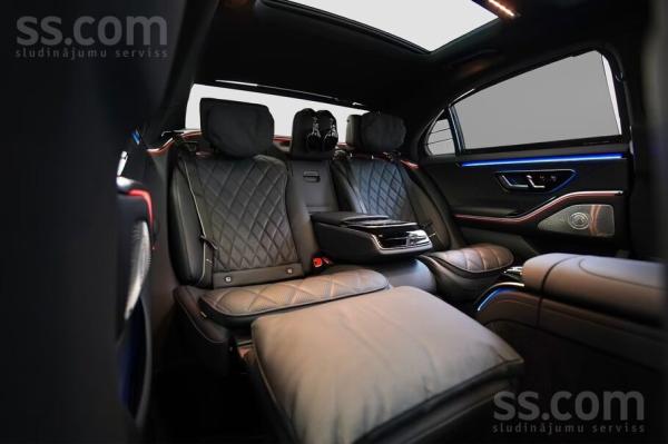 Melns Mercedes-Benz S 350 2025 Rīga, ar dzinēja tilpumu 3.00 L un nobraukumu 32 tūkst. km par 101900 €, foto 9 vietnē AUTOMOTO.COM.LV