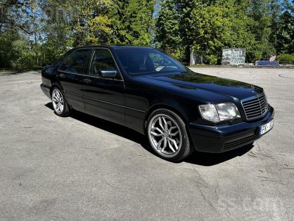 Blue Mercedes-Benz S 350 1996 in Jurmala, with an engine capacity of 3.50 L and mileage of 266 thousand km for 8200 €, photo 4 on AUTOMOTO.COM.LV