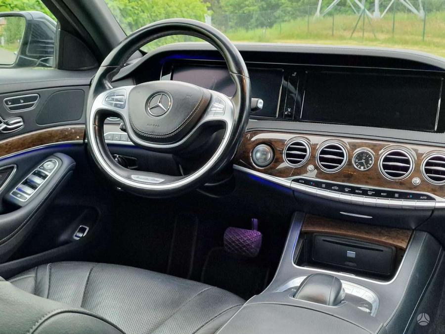 Zils Mercedes-Benz S 350 2014 Viļņa, ar dzinēja tilpumu 2.99 L un nobraukumu 345 tūkst. km par 16000 €, foto 17 vietnē AUTOMOTO.COM.LV