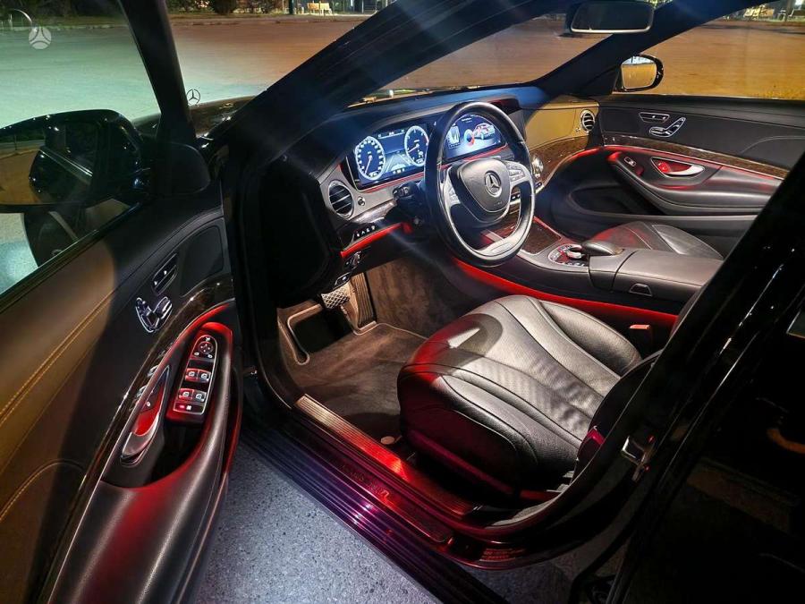 Zils Mercedes-Benz S 350 2014 Viļņa, ar dzinēja tilpumu 2.99 L un nobraukumu 345 tūkst. km par 16000 €, foto 24 vietnē AUTOMOTO.COM.LV