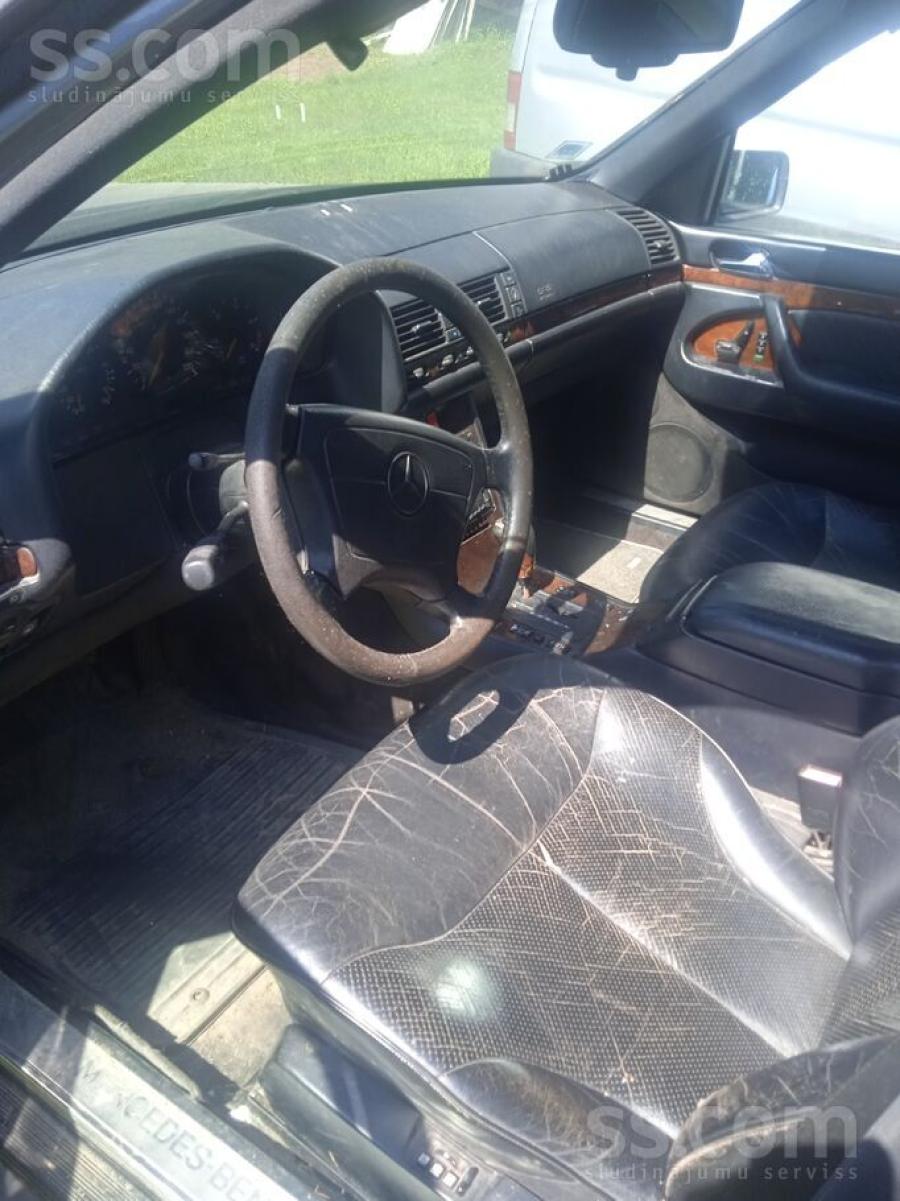 Brūns Mercedes-Benz S 350 1996 Rīga, ar dzinēja tilpumu 3.50 L un nobraukumu 470 tūkst. km par 1500 €, foto 4 vietnē AUTOMOTO.COM.LV