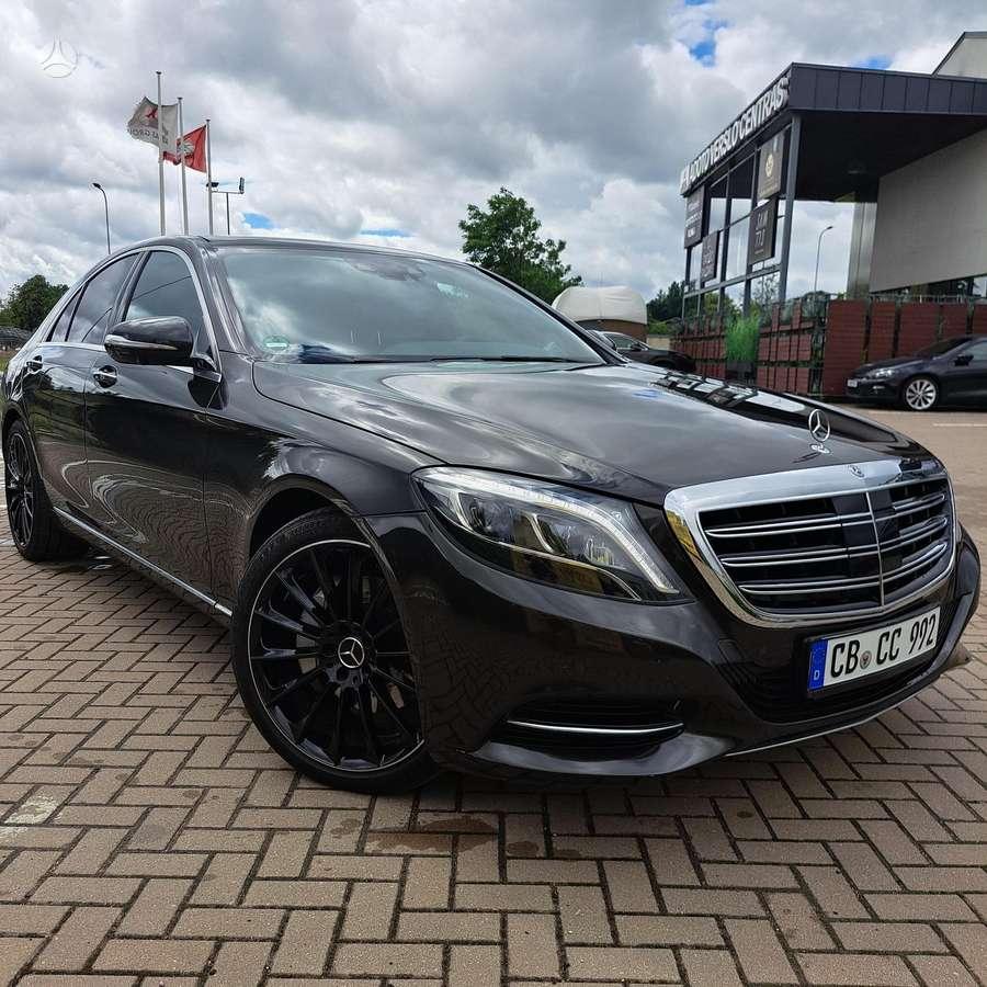Brown Mercedes-Benz S 350 2015 in Kaunas, with an engine capacity of 2.99 L and mileage of 274 thousand km for 16500 €, photo 1 on AUTOMOTO.COM.LV