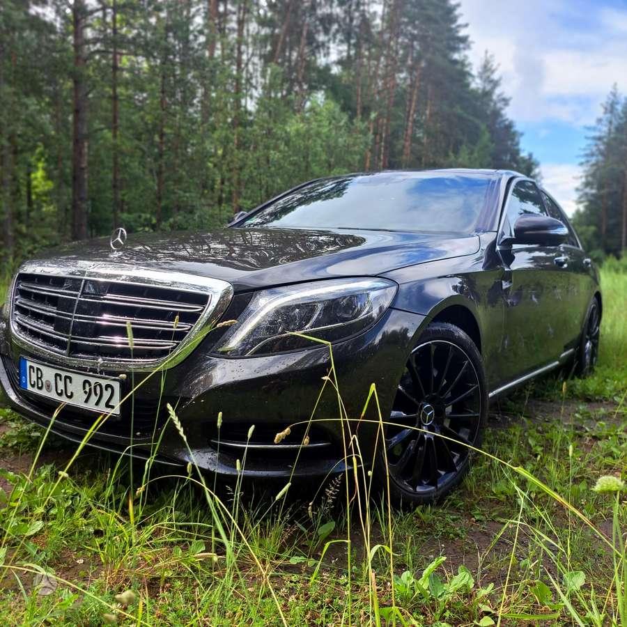 Brown Mercedes-Benz S 350 2015 in Kaunas, with an engine capacity of 2.99 L and mileage of 274 thousand km for 16500 €, photo 5 on AUTOMOTO.COM.LV
