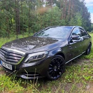 Brown Mercedes-Benz S 350 2015 in Kaunas, with an engine capacity of 2.99 L and mileage of 274 thousand km for 16500 €, photo 9 on AUTOMOTO.COM.LV