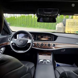 Brown Mercedes-Benz S 350 2015 in Kaunas, with an engine capacity of 2.99 L and mileage of 274 thousand km for 16500 €, photo 12 on AUTOMOTO.COM.LV