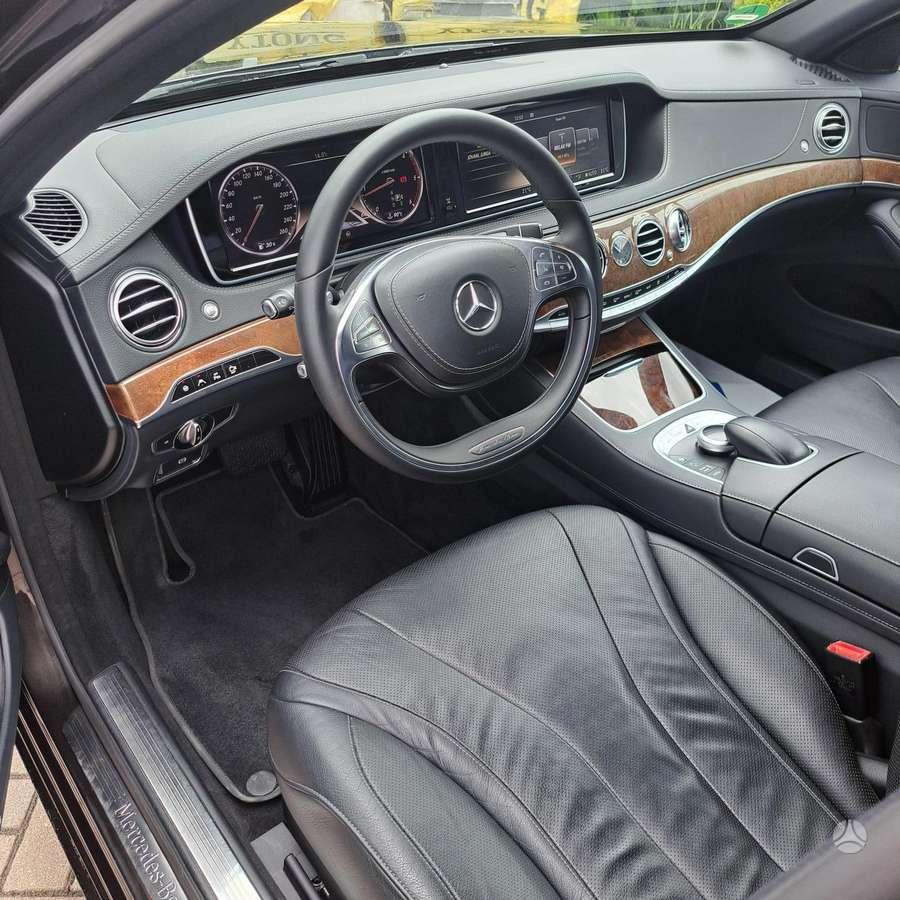 Brown Mercedes-Benz S 350 2015 in Kaunas, with an engine capacity of 2.99 L and mileage of 274 thousand km for 16500 €, photo 13 on AUTOMOTO.COM.LV