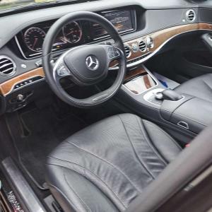 Brown Mercedes-Benz S 350 2015 in Kaunas, with an engine capacity of 2.99 L and mileage of 274 thousand km for 16500 €, photo 14 on AUTOMOTO.COM.LV