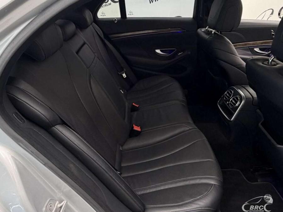 Grey Mercedes-Benz S 350 2014 in Vilnius, with an engine capacity of 2.99 L and mileage of 216 thousand km for 22500 €, photo 12 on AUTOMOTO.COM.LV