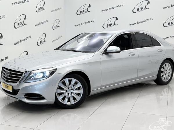 Pelēks Mercedes-Benz S 350 2014 Avižieniai, ar dzinēja tilpumu 3.00 L un nobraukumu 216 tūkst. km par 22500 €, foto 1 vietnē AUTOMOTO.COM.LV