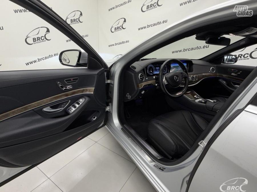 Pelēks Mercedes-Benz S 350 2014 Avižieniai, ar dzinēja tilpumu 3.00 L un nobraukumu 216 tūkst. km par 22500 €, foto 19 vietnē AUTOMOTO.COM.LV