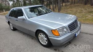 Grey Mercedes-Benz S 350 1993 in Riga, with an engine capacity of 3.50 L and mileage of 380 thousand km for 3500 €, photo  on AUTOMOTO.COM.LV