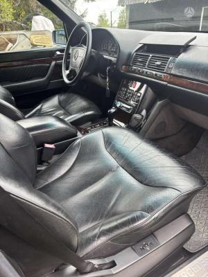 Grey Mercedes-Benz S 350 1995 in Alytus, with an engine capacity of 3.45 L and mileage of 426 thousand km for 3800 €, photo 21 on AUTOMOTO.COM.LV