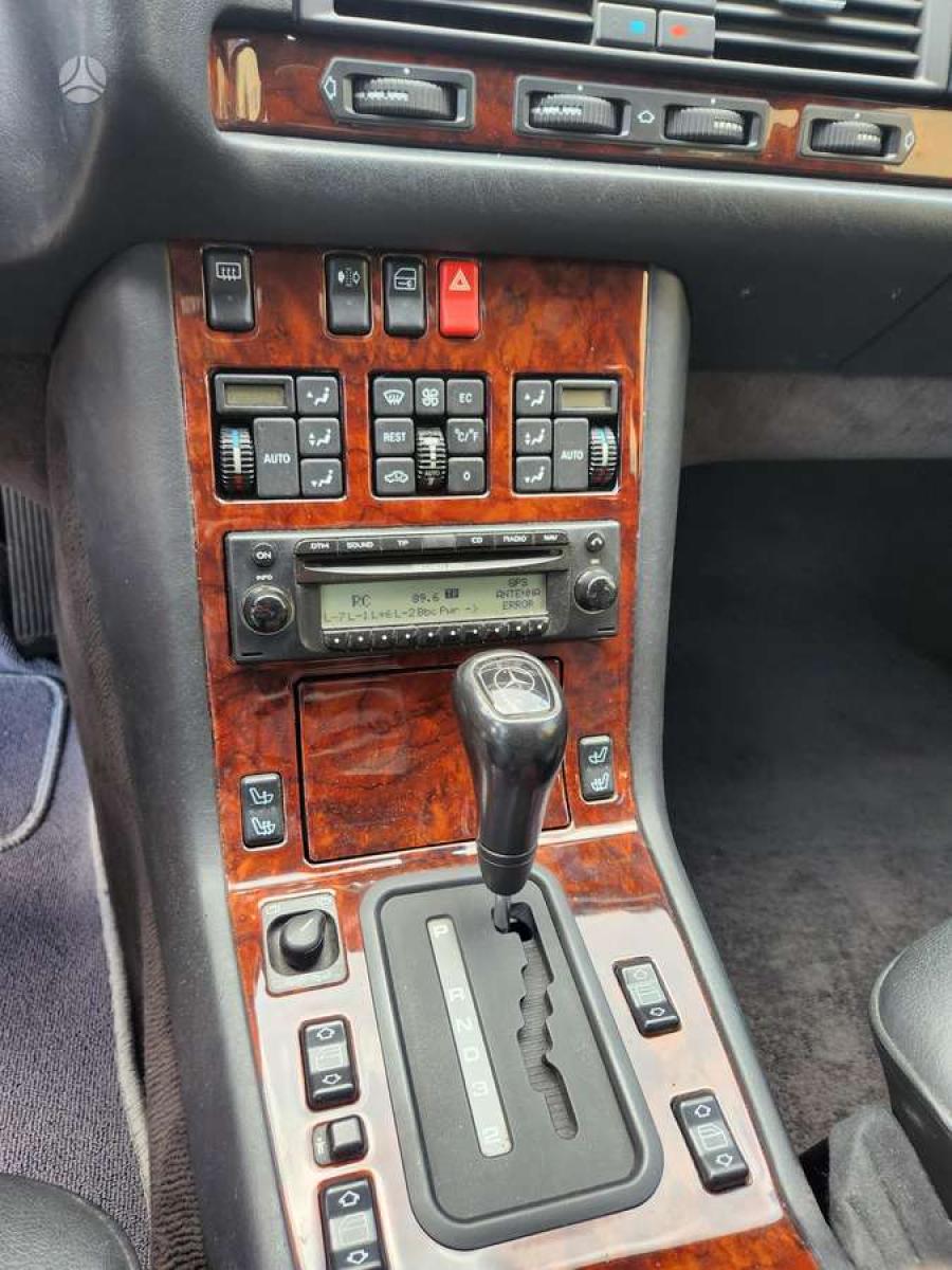 Pelēks Mercedes-Benz S 350 1995 Viļņa, ar dzinēja tilpumu 3.00 L un nobraukumu 118 tūkst. km par 11990 €, foto 10 vietnē AUTOMOTO.COM.LV