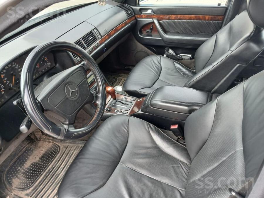 Pelēks Mercedes-Benz S 350 1996 Rēzekne, ar dzinēja tilpumu 3.50 L un nobraukumu 343 tūkst. km par 5999 €, foto 6 vietnē AUTOMOTO.COM.LV