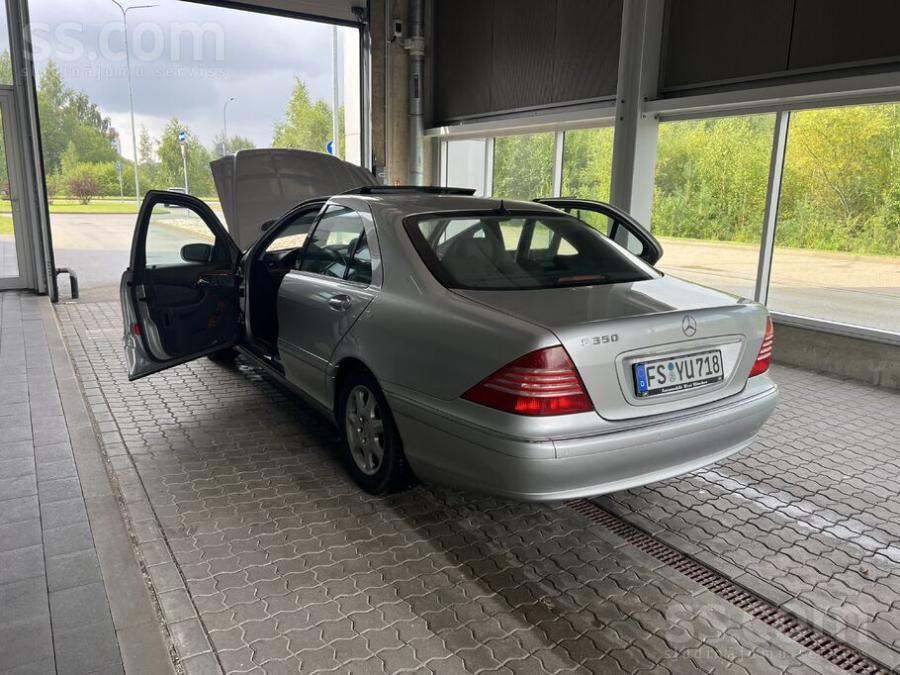 Pelēks Mercedes-Benz S 350 2002 Jelgava, ar dzinēja tilpumu 3.70 L un nobraukumu 200 tūkst. km par 6500 €, foto 34 vietnē AUTOMOTO.COM.LV